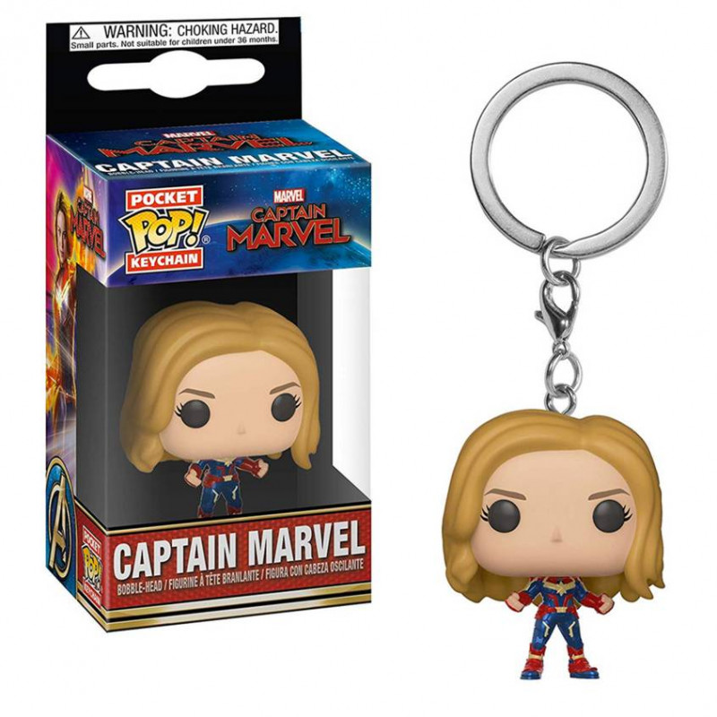 Funko Keychain Marvel - Captain Marvel - Ñanandy Store
